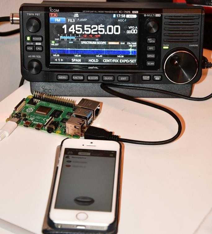 Philipp OE5PIN Interfaces IC-705 to talkkonnect – talkkonnect